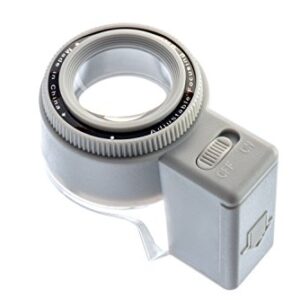 SE ML7527L Illuminated Adjustable-Focus Loupe with 8X Magnification