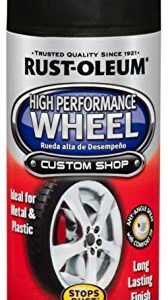 Rust-Oleum 248928 High Performance Wheel Spray Paint, 11 oz, Matte Black