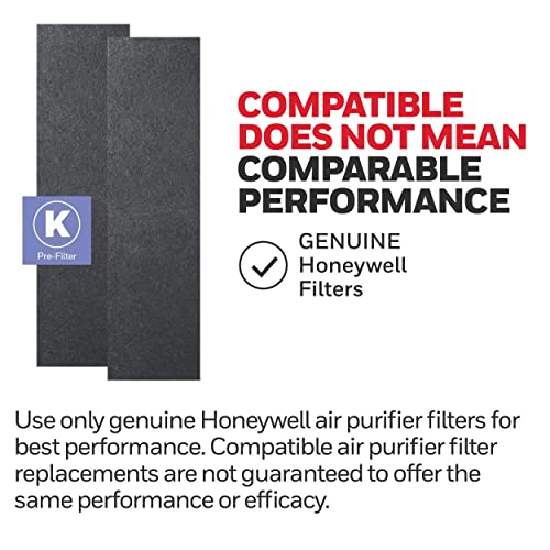 Honeywell HFD-120-Q QuietClean Air Purifier with Permanent Washable Filters, Medium Rooms (170 sq. ft.), Black