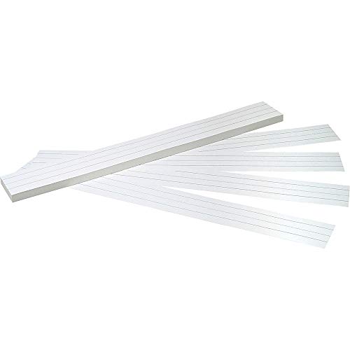 Pacon® PAC5166 Sentence Strips, Ruled, 3" x 24", White, Pack of 100