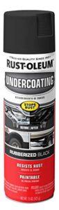 rust-oleum 248657 rubberized undercoating spray, 15 oz, black