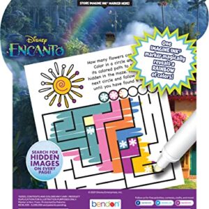 Disney Encanto 20 Page Imagine Ink Mess Free Coloring and Activity Book with 1 Marker Paperback 51720 Bendon