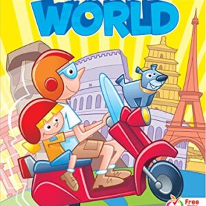 School Zone - Travel the World 1st Grade Learning Workbook - 240 Pages, Ages 6 to 7, Stickers, Beginning and Ending Letters, Geography, Culture, and More (Easy-Tear Top Bound Pad) (Learning Tablets)