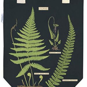 Cavallini Papers & Co. Ferns Tote Bag, Green