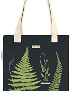 Cavallini Papers & Co. Ferns Tote Bag, Green