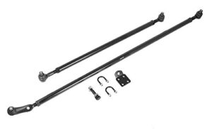 rugged ridge 18050.82 steering kit, tie rod/drag link, heavy duty; 84-06 jeep tj/xj/zj , black