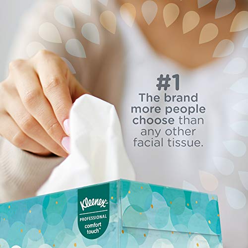 Kleenex Professional Facial Tissue for Business (21400), Flat Tissue Boxes, 36 Boxes / Case, 100 Tissues / Box, 3,600 Tissues / Case