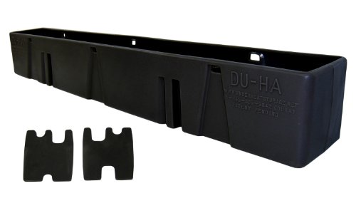 DU-HA Behind-the-Seat Storage Fits 00-07 Ford F-250 thru F-550 Super Duty Crew Cab & Regular Cab, Black, Part #20025