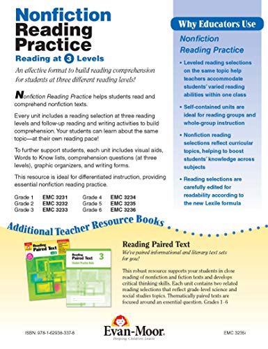 Evan-Moor Non-Fiction Reading Practice, Grade 5