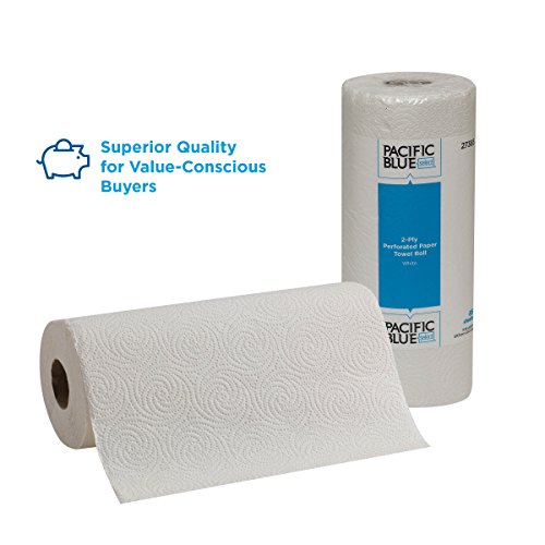 Pacific Blue Select 2-Ply Perforated Paper Towel Rolls by GP PRO (Georgia-Pacific), 27385, 85 Sheets Per Roll, 30 Rolls Per Case