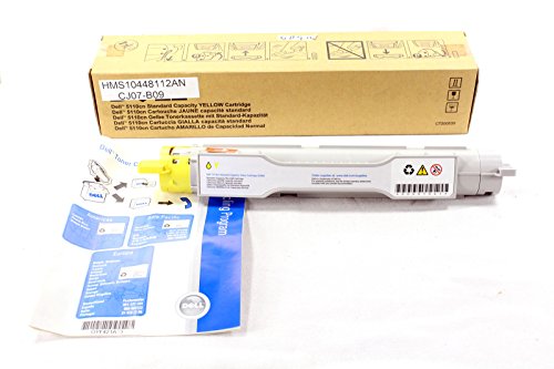 Dell Yellow 8000 Page Yield Toner Cartridge for 5110CN Printer GD908