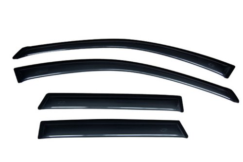 Auto Ventshade [AVS] Ventvisor / Rain Guards | Outside Mount, Smoke Color, 4 pc | 94921 | Fits 2003 - 2007 Nissan Murano