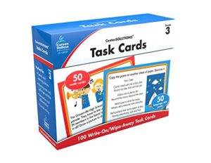 carson-dellosa task cards learning cards grade 3