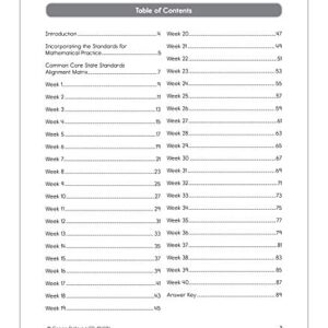 Carson Dellosa | Common Core Math 4 Today Workbook | 5th Grade, 96pgs (Common Core 4 Today)