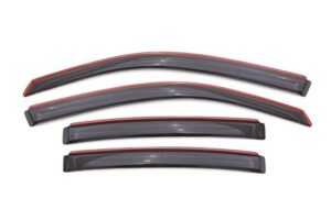 auto ventshade [avs] in-channel ventvisor / rain guards | smoke color, 4 pc | 194065 | fits 2008 – 2014 dodge avenger