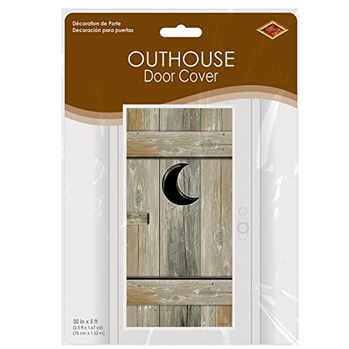 Outhouse Door Cover Party Accessory (1 count) (1/Pkg)