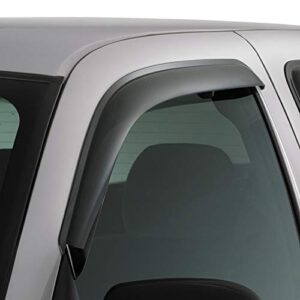 auto ventshade [avs] in-channel ventvisor / rain guards | smoke, 2 pc | 192455 | fits 1996-2014 chevy express/gmc savana 1500, 1996-2022 express & savana 2500,3500, 09-20/4500, 03-09 kodiak 4500/5500