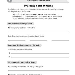 Evan-Moor Text-Based Writing: Common Core Mastery Book, Grade 4