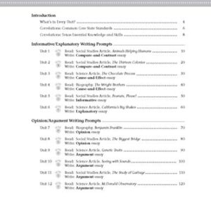 Evan-Moor Text-Based Writing: Common Core Mastery Book, Grade 4