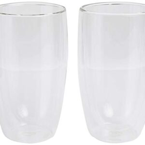 Bodum Pavina Glass, Double-Wall Insulate Glass, Clear, 15 Ounces Each (Set of 2)