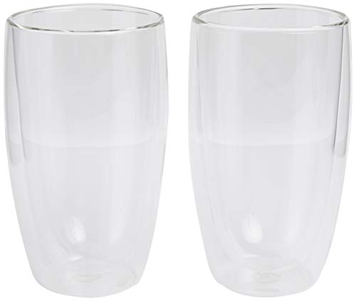 Bodum Pavina Glass, Double-Wall Insulate Glass, Clear, 15 Ounces Each (Set of 2)