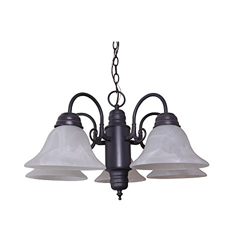 Design House 514455 Millbridge 5 Light Chandelier, Oil Rubbed Bronze