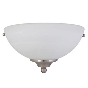 design house 511584 millbridge 1 light wall light, satin nickel