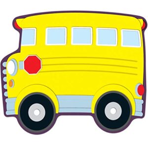 carson dellosa school bus cutouts, 36 bus cutouts for bulletin board, preschool & kindergarten classroom décor, classroom cut-outs for back to school, cutouts for classroom bulletin board decorations