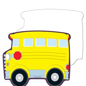 Carson Dellosa School Bus Cutouts, 36 Bus Cutouts for Bulletin Board, Preschool & Kindergarten Classroom Décor, Classroom Cut-Outs for Back to School, Cutouts for Classroom Bulletin Board Decorations