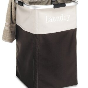 Whitmor Easy Care Laundry Hamper - Espresso