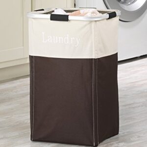 Whitmor Easy Care Laundry Hamper - Espresso