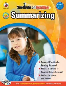 summarizing, grades 3 – 4