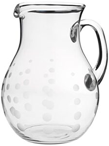 mikasa cheers glass beverage pitcher, 3.25-quart