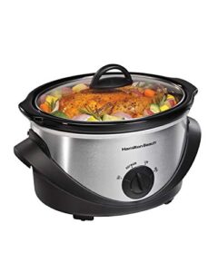 hamilton beach 33141 4-quart oval slow cooker (discontinued)