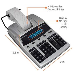 Victor 1240-3A 12 Digit Heavy Duty Commercial Printing Calculator