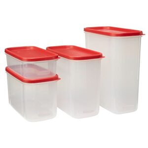 Rubbermaid Rubbermiad Modular Canisters Food Storage, 8-Piece Set, clear