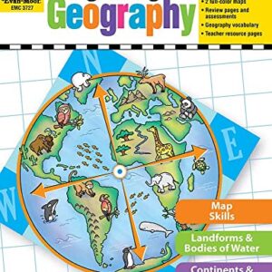 Beginning Geography Workbook, Homeschooling and Classroom Resource Workbook (Beginning Geography (Evan-Moor))