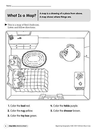 Beginning Geography Workbook, Homeschooling and Classroom Resource Workbook (Beginning Geography (Evan-Moor))