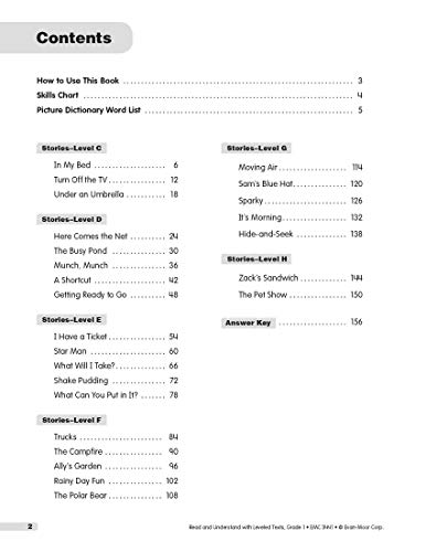 Read & Understand with Leveled Texts: Grade 1