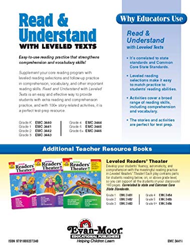 Read & Understand with Leveled Texts: Grade 1