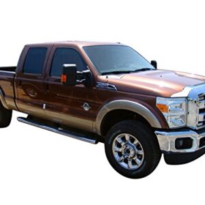 Auto Ventshade [AVS] Aeroskin Chrome Hood Protector | Low Profile, Chrome, 1 pc | 622022 | Fits 2011 - 2016 Ford F-250/F-350 Super Duty