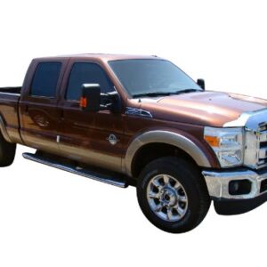 Auto Ventshade [AVS] Aeroskin Chrome Hood Protector | Low Profile, Chrome, 1 pc | 622022 | Fits 2011 - 2016 Ford F-250/F-350 Super Duty