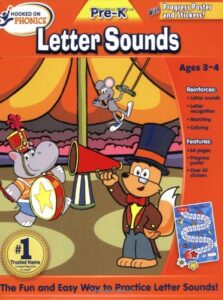 hooked on phonics pre-k letter sounds workbook