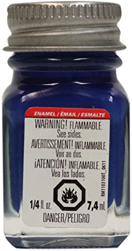 Testors Enamel Paint, Gloss Dark Blue, 1/4-Ounce