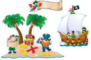 carson dellosa pirates bulletin board set (110133)