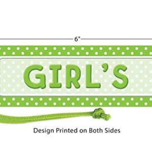 Teacher Created Resources Polka Dots Girls Pass (green), Green (4754)