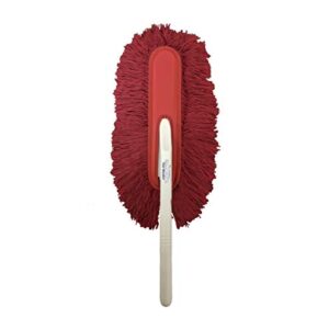 The Original California Car Duster California Car Duster 62443 Standard Car Duster with Plastic Handle, Red 25 Inch