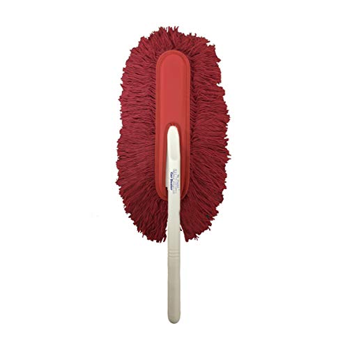 The Original California Car Duster California Car Duster 62443 Standard Car Duster with Plastic Handle, Red 25 Inch