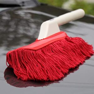 The Original California Car Duster California Car Duster 62443 Standard Car Duster with Plastic Handle, Red 25 Inch