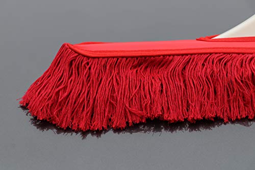 The Original California Car Duster California Car Duster 62443 Standard Car Duster with Plastic Handle, Red 25 Inch